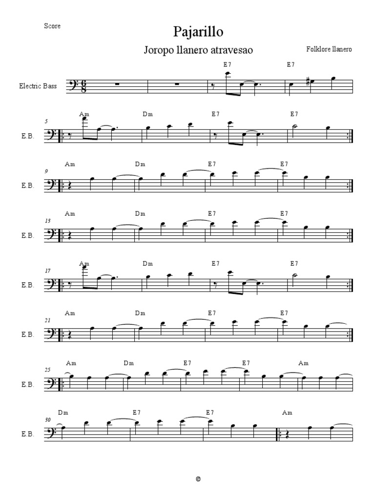 Pajarillo en La Menor | PDF