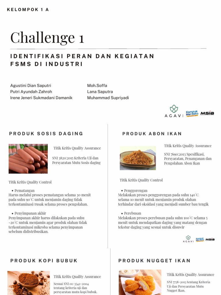 Titik Kritis dalam Pengolahan Pangan | PDF