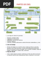 Elementos de la Ventana de Excel | PDF | Hoja de cálculo | Microsoft Excel