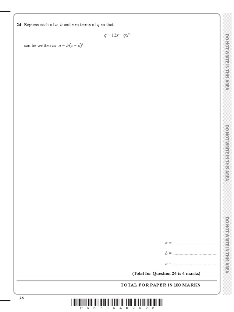 Completed Square | PDF | Equations | Applied Mathematics