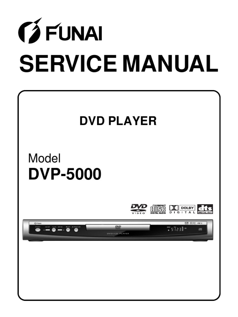 DVP-5000 Service Manual | PDF | Electrical Connector | Electricity