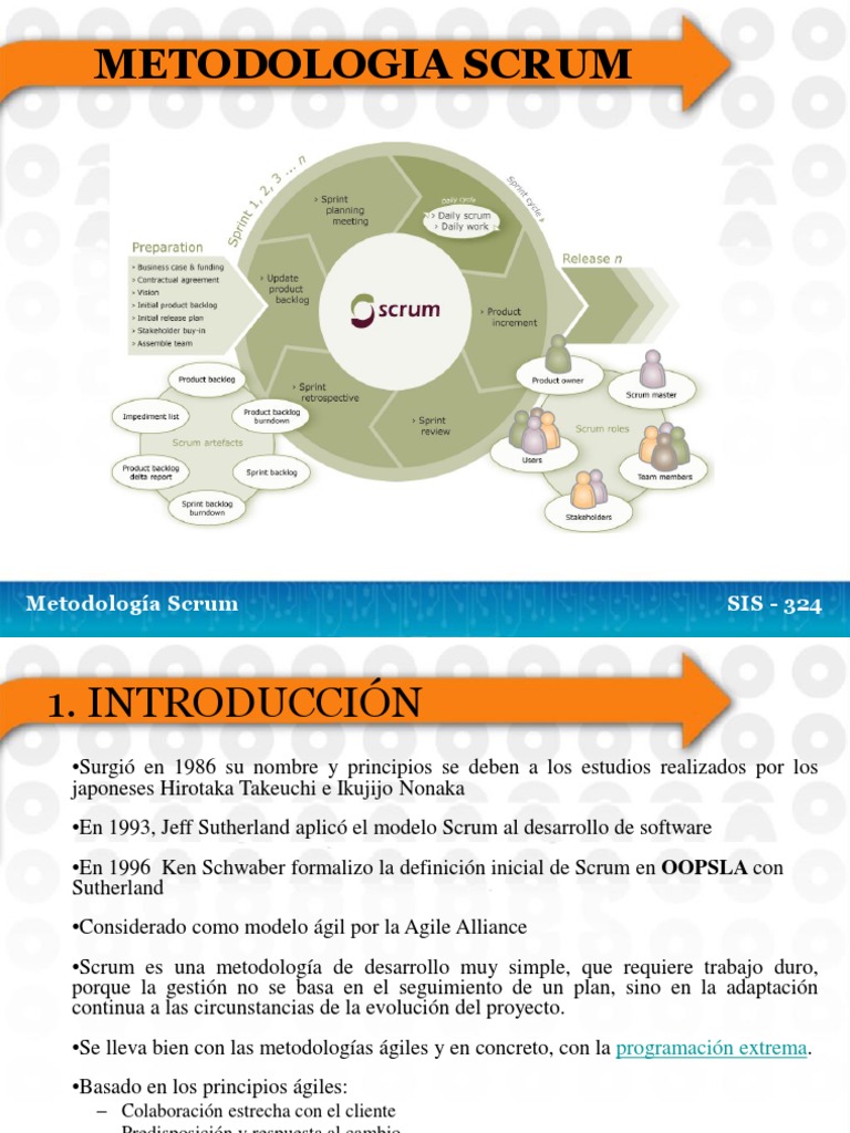 Presentacion Scrum | Descargar gratis PDF | Scrum (desarrollo de software) | Software