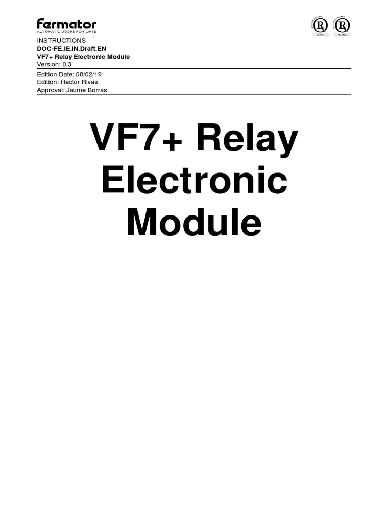 V7.01.08-01 Standard | Download Free PDF | Relay | Menu (Computing)