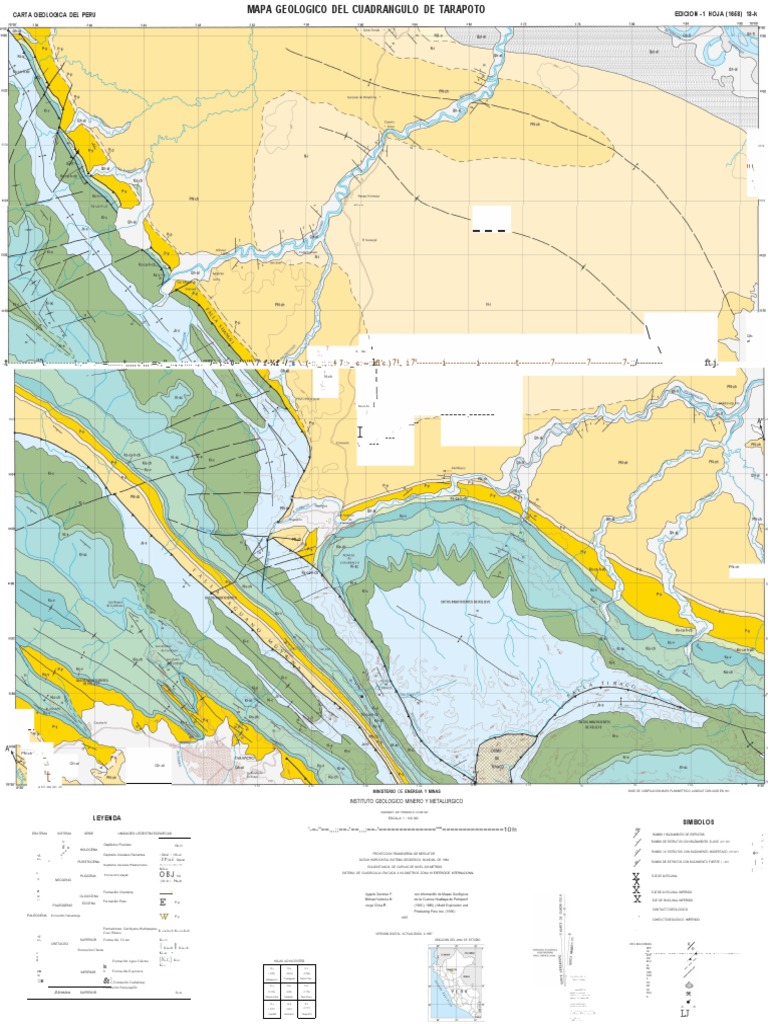 A 094 Mapa - Tarapoto 13k | PDF | Geografía | Tecnología geográfica