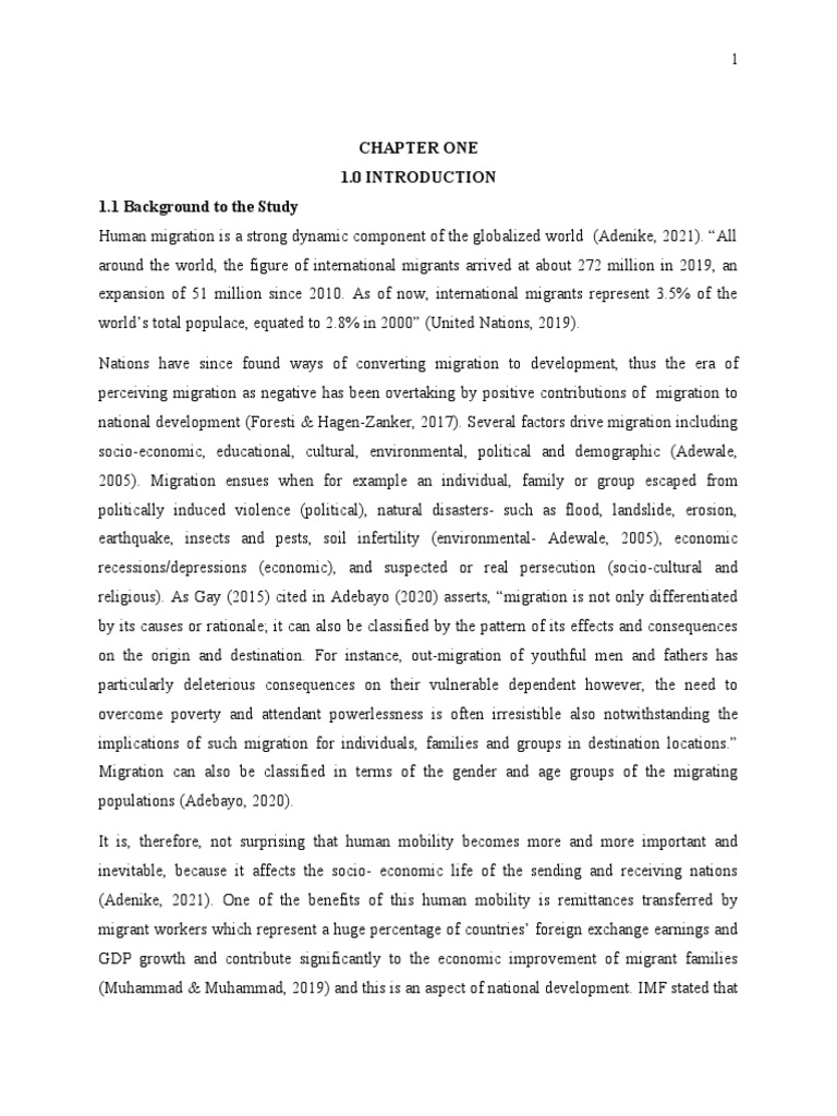 My Mms Project | PDF | Cost Of Living | Human Migration