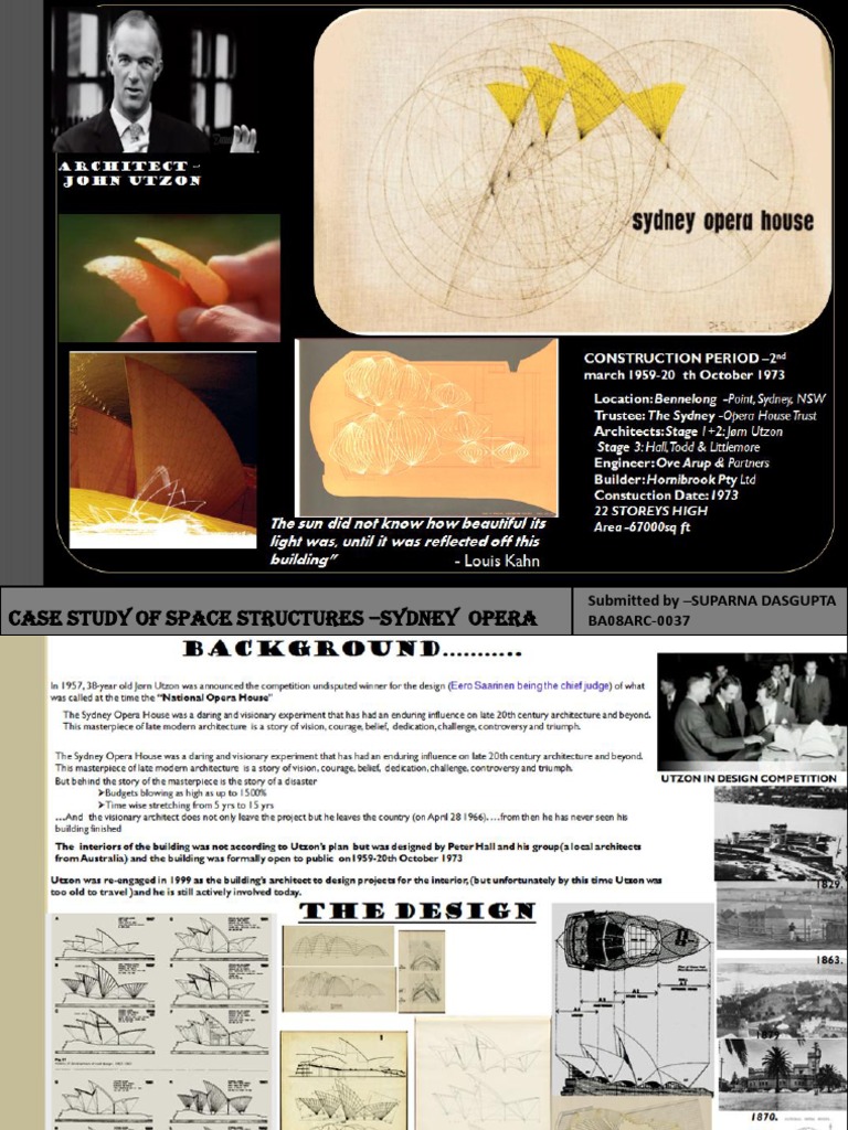 Sydney Opera House Structural Analysis | PDF | Science & Mathematics