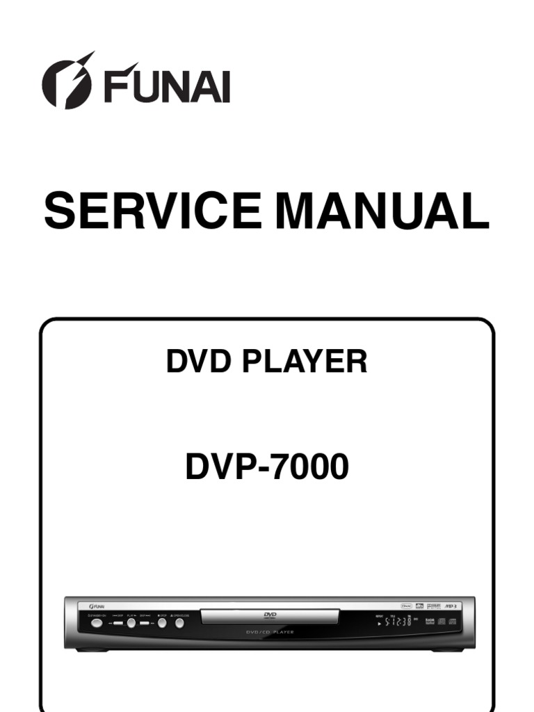 DVP-7000 (E6D20ED) Service Manual | PDF | Soldering | Electrical Connector