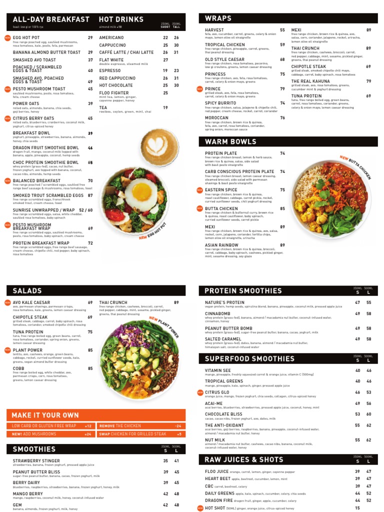 Kauai Menu | PDF | Pesto | Berry