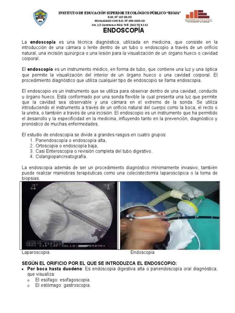 Endoscopia | PDF | Endoscopia | Medicina
