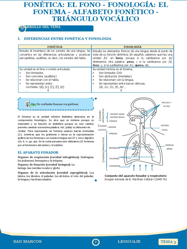FONÉTICA | PDF | Fonética | Fonología