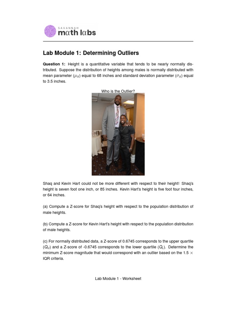 Lab 1 Outliers Worksheet A Pdf 0504