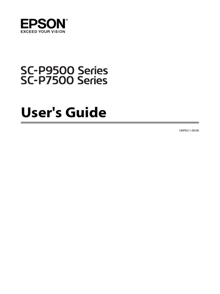 Epson 9570 User Manual | PDF | Printer (Computing) | Mac Os