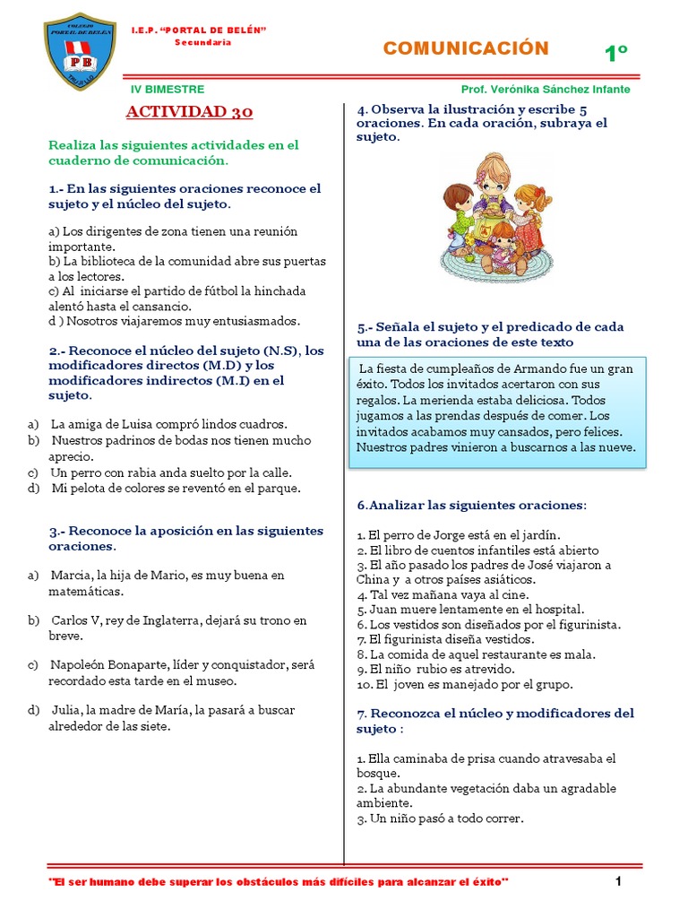 Actividad 30-El Sujeto | PDF