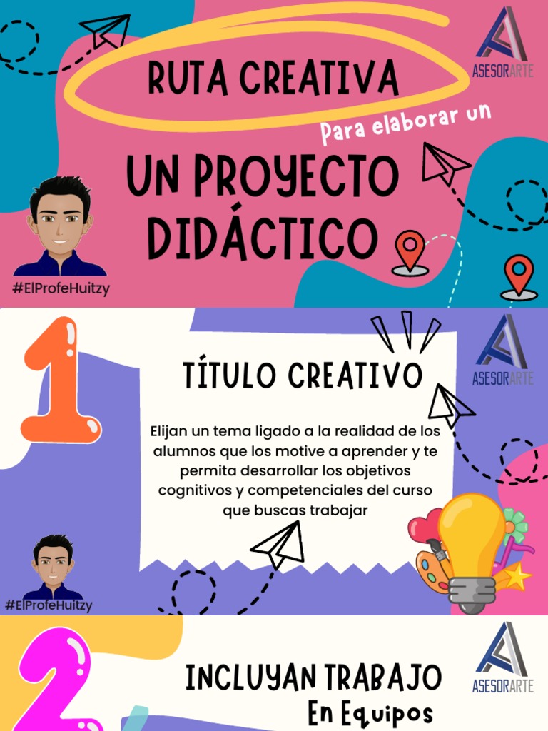 Proyecto Didáctico Creativo y Efectivo | PDF | Evaluación | Enseñando