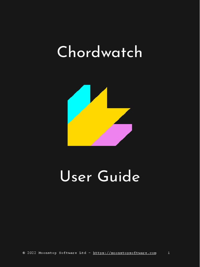 Chordwatch User Guide | PDF | Installation (Computer Programs) | Chord ...