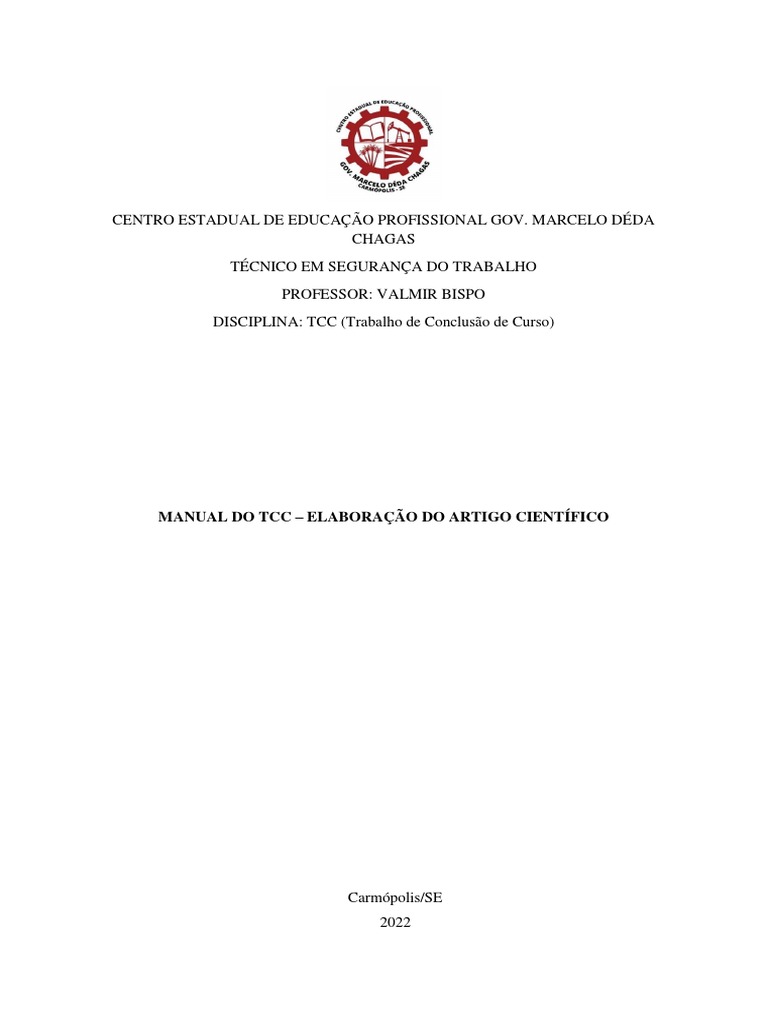 Manual Tcc Pdf Abstract Resumo Citação