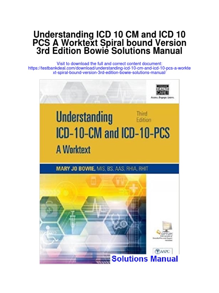 Understanding Icd 10 CM and Icd 10 Pcs A Worktext Spiral Bound Version ... Understanding Icd 10 CM and Icd 10 Pcs A Worktext Spiral Bound Version ...