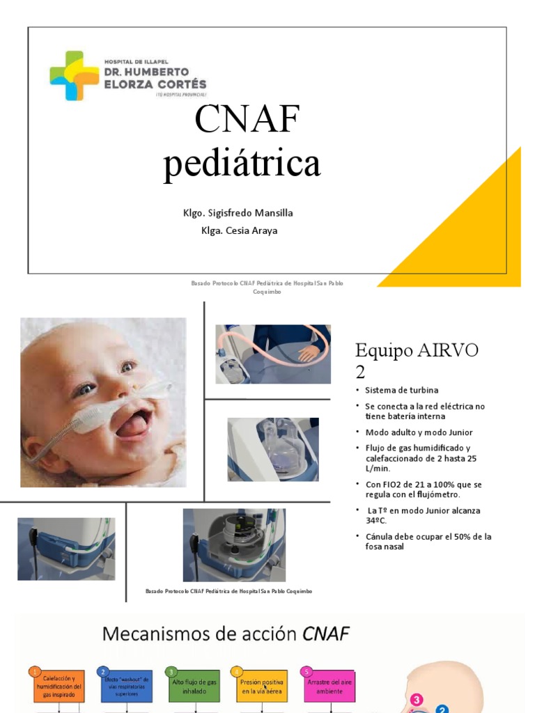 Protocolo CNAF Pediátrica en Hospital San Pablo | PDF | Respiración ...