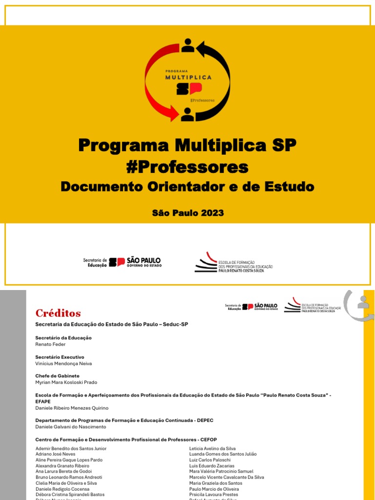 Orientador Multiplica SP - 21-08 | PDF | Pedagogia | Aprendizado