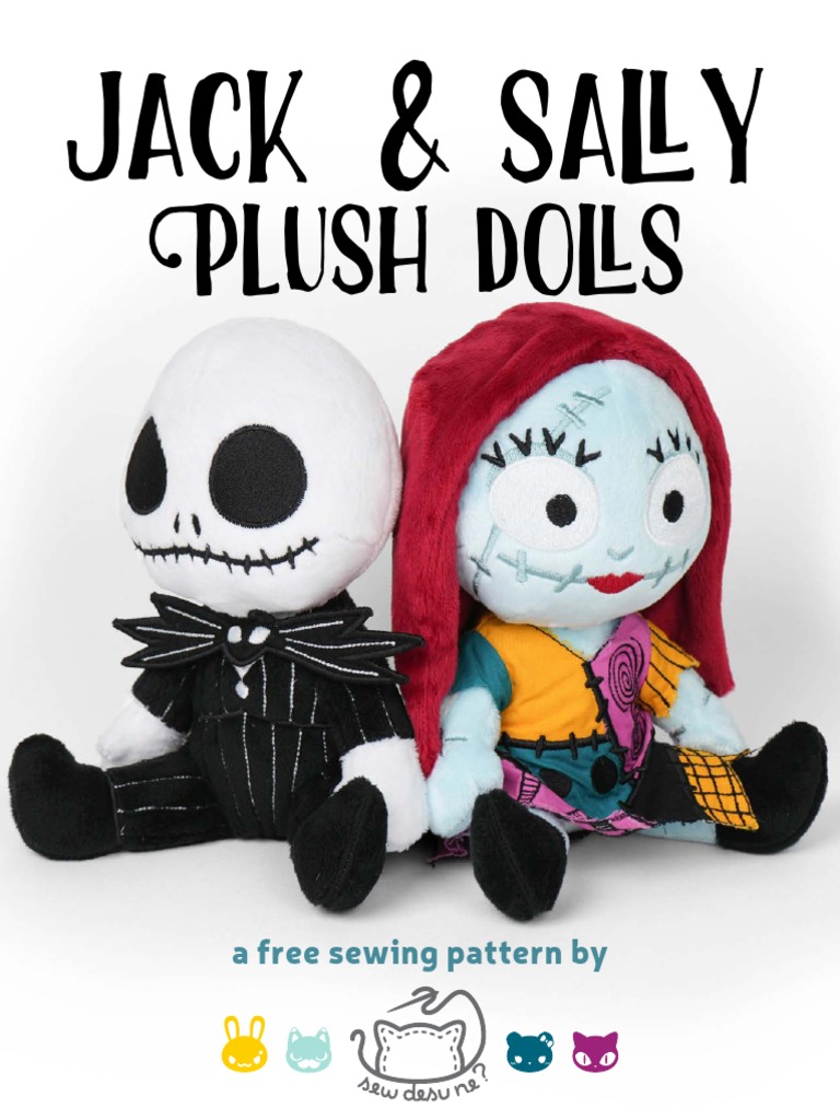 Jack Sally Doll Plush Sewing Pattern | PDF | Sewing | Quilting