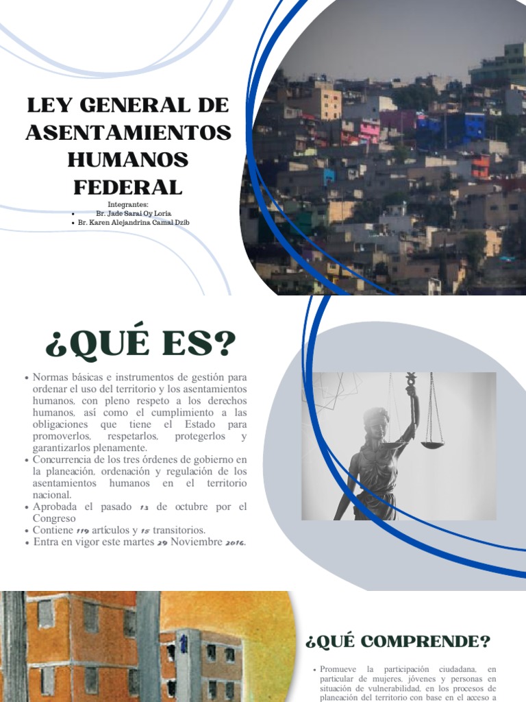 Ley de Asentamientos Humanos | PDF | México | Justicia