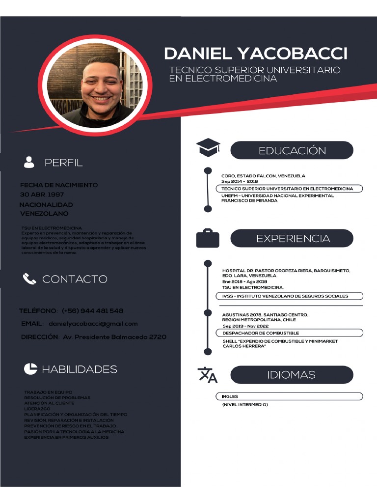 CV - Daniel Yacobacci | PDF