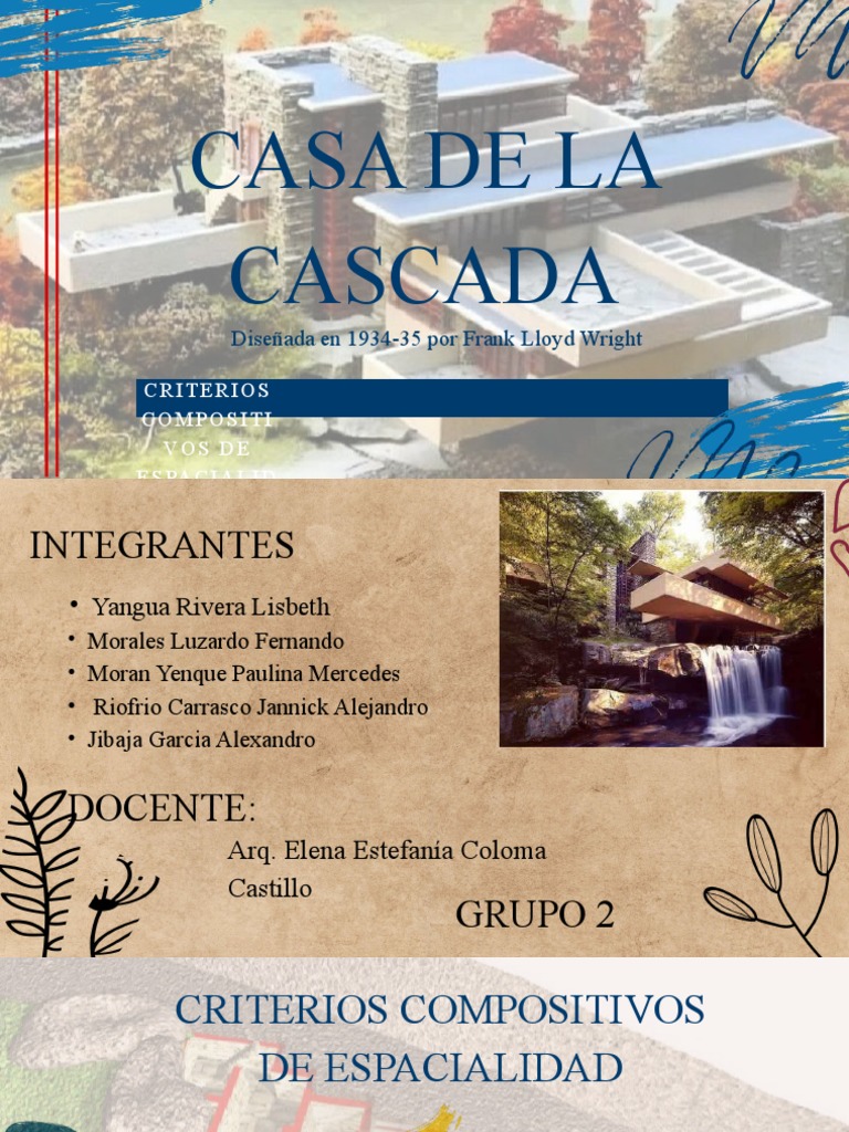 Criterios Compositivos de La Casa Cascada | PDF