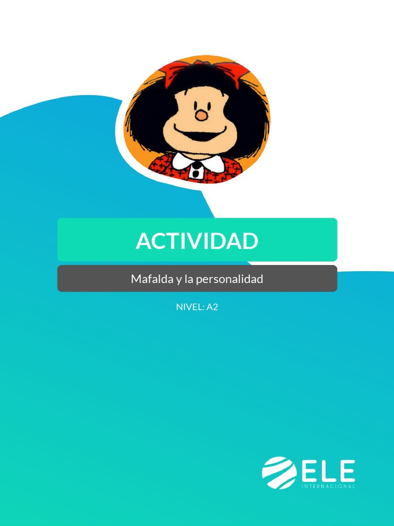 Mafalda: Actividades de Personalidad | PDF | Comprensión lectora | Cómics