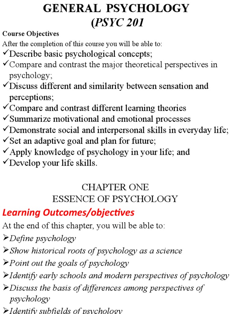 Chapter 1 and Chapter 2 (Psyc 1011) | PDF | Perception | Senses