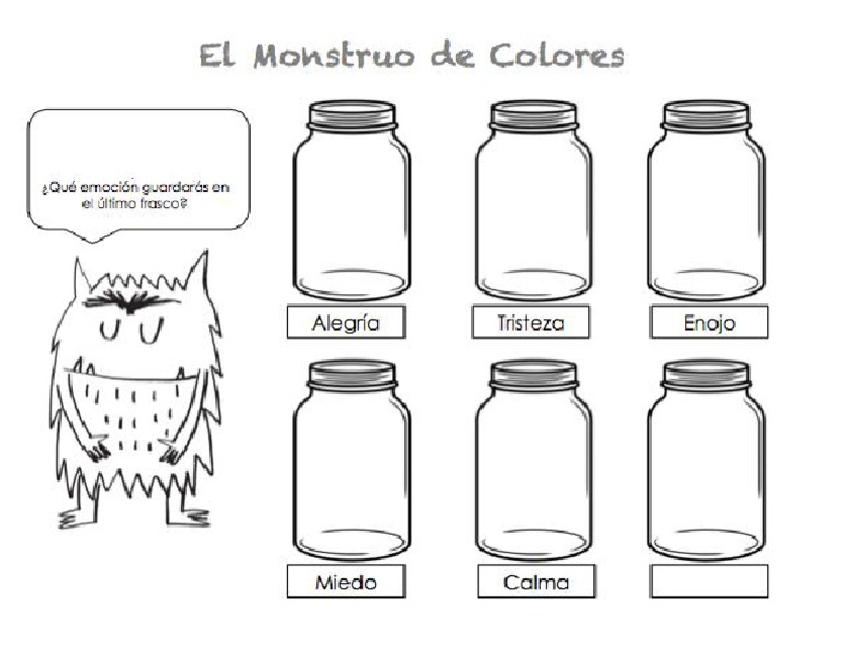 Emociones El Monstruo de Colores | PDF