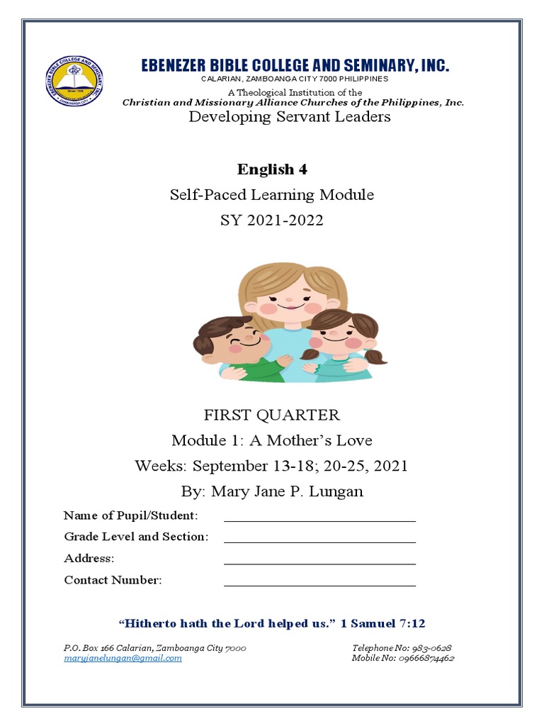 English 4 Module 1 FINAL | PDF | Love | Noun