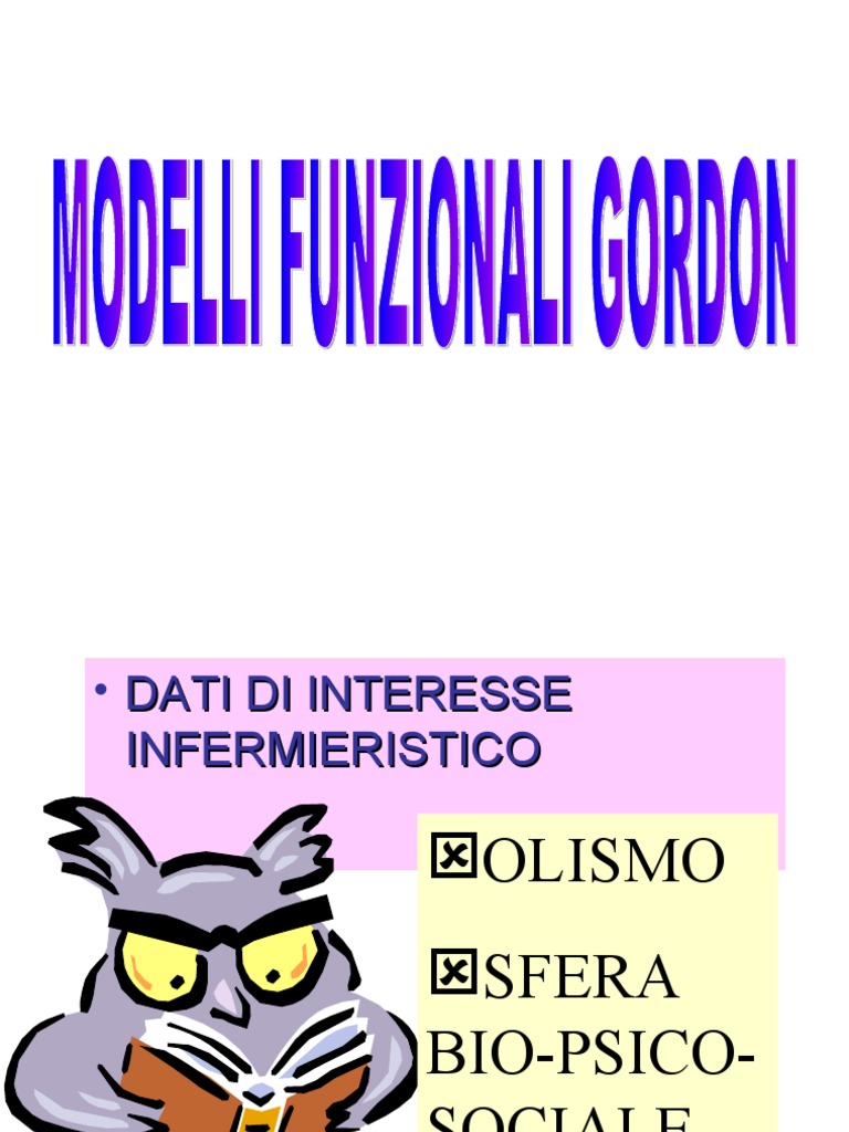 Modelli GORDON | PDF