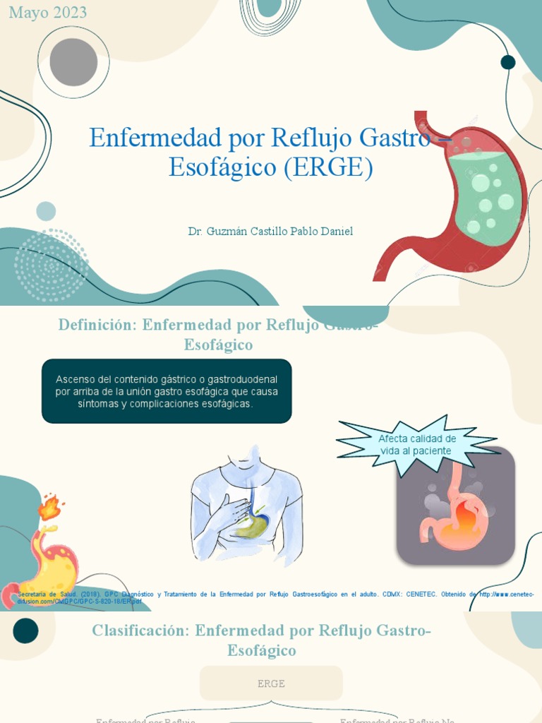Enfermedad Por Reflujo Gastro – Esofágico (ERGE | PDF | La enfermedad ...