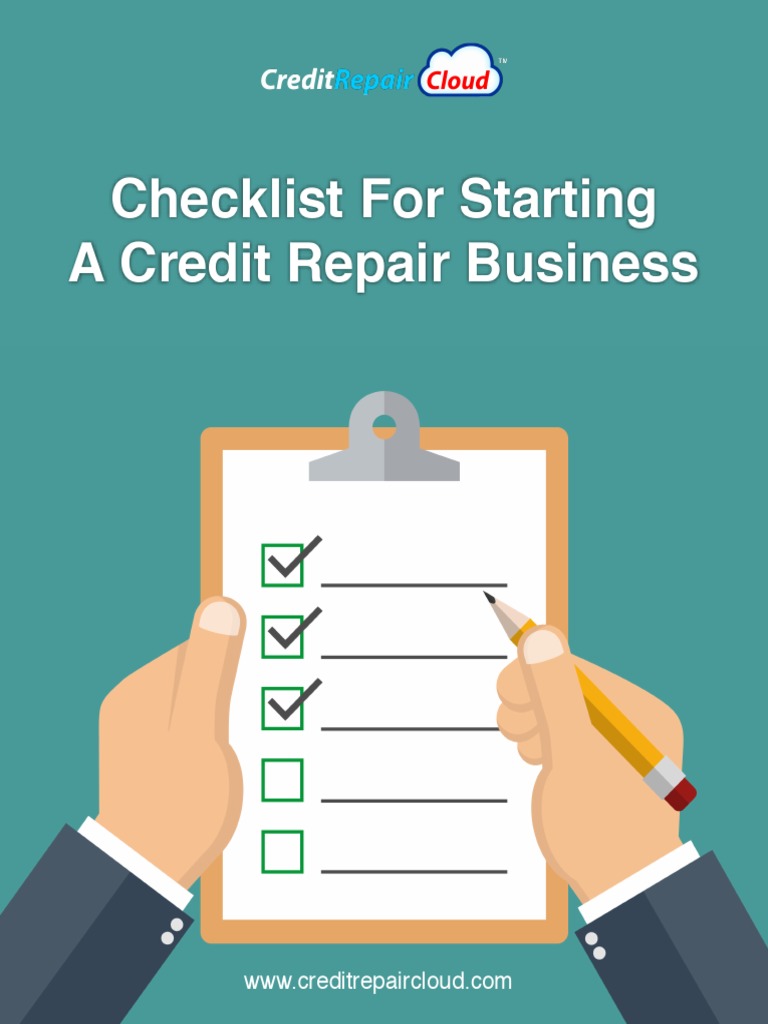 Checklist For Starting A Credit Repair Business | PDF | Cloud Computing | Computer Networking