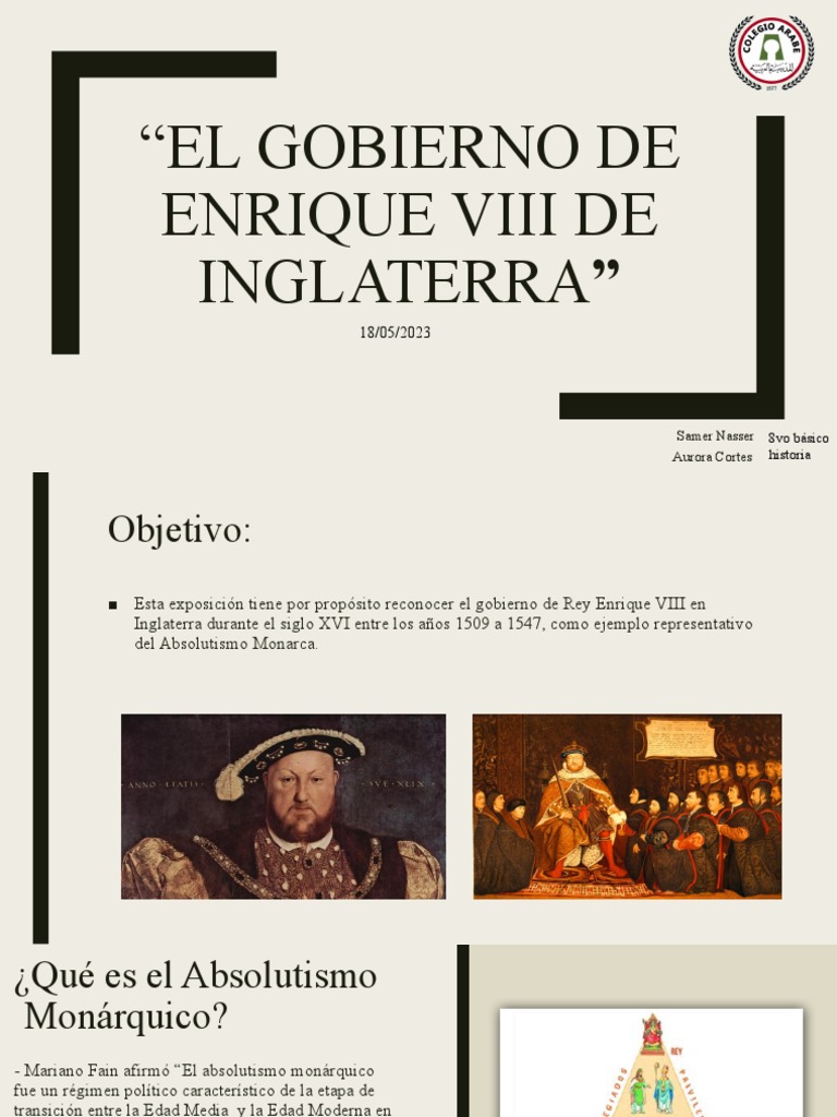 El Gobierno de Enrique Vii de Inglaterra | PDF | Europa | Monarquía