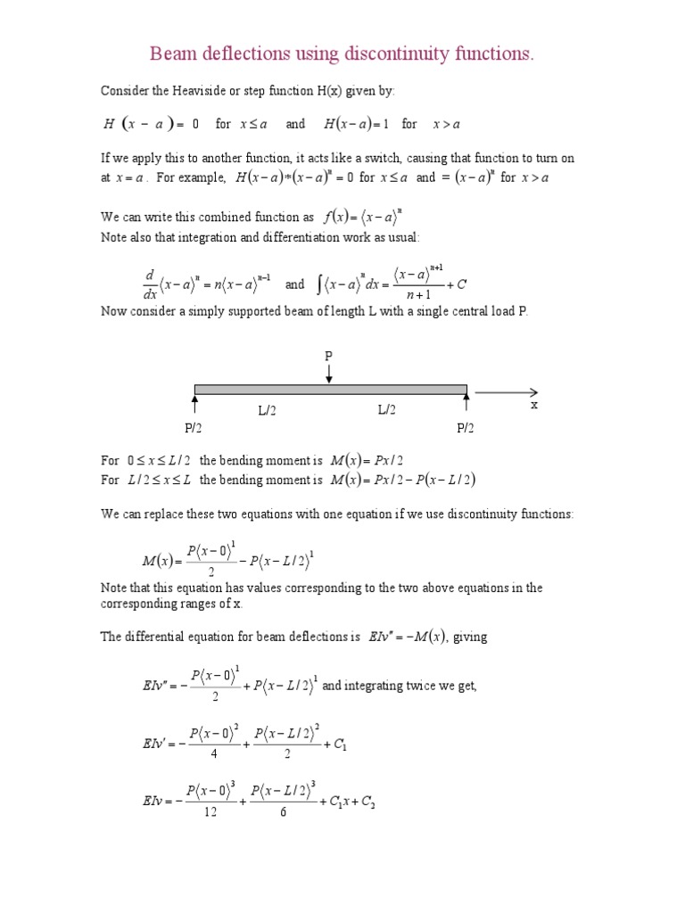 Deflection Continuous Beams - 22 | PDF | Beam (Structure) | Bending
