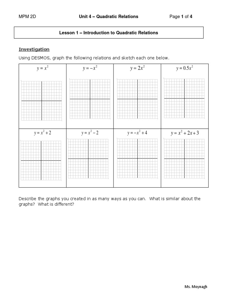 Tutoring Work | PDF | Quadratic Equation | Algebra