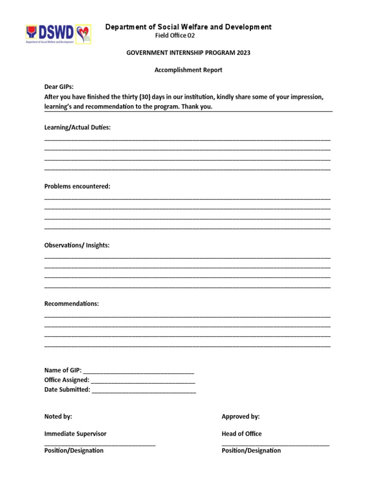 Learning Insights For GIP | PDF