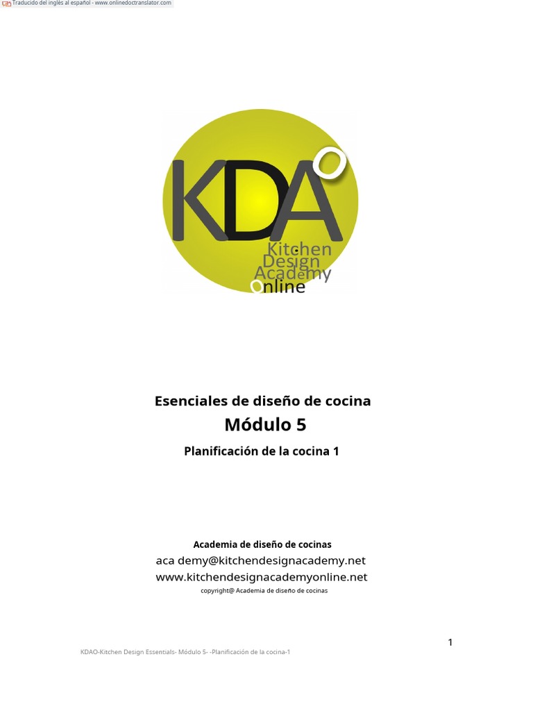 Kitchen-Design-Essentials-Module-5-Kitchen-Planning-1 Español | PDF ...