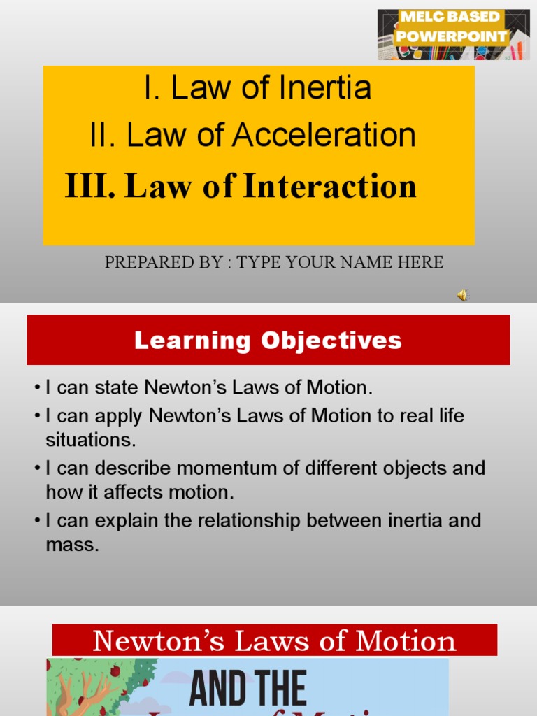 Law of Interaction | PDF | Force | Newton's Laws Of Motion