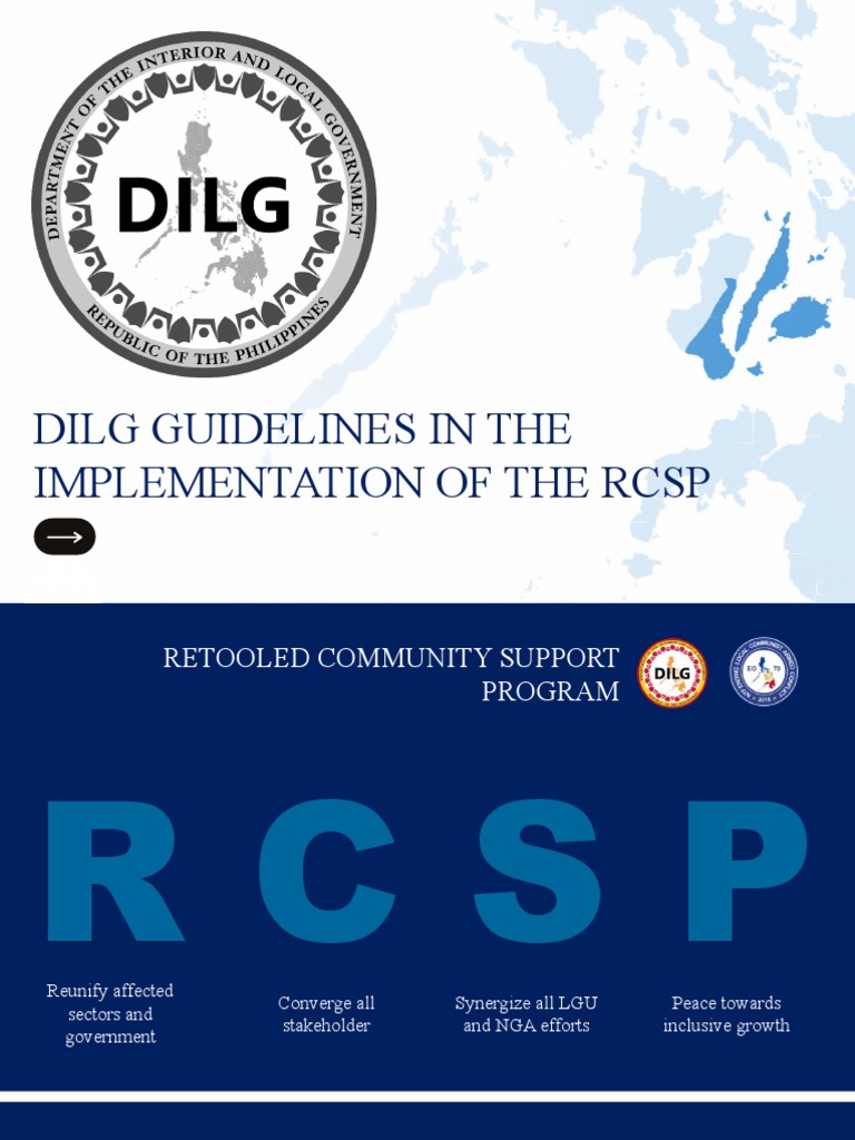RCSP Guidelines - Dilg7 | PDF | Capacity Building | Government