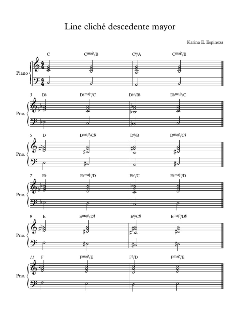 Line Cliché Descendente Mayor | PDF