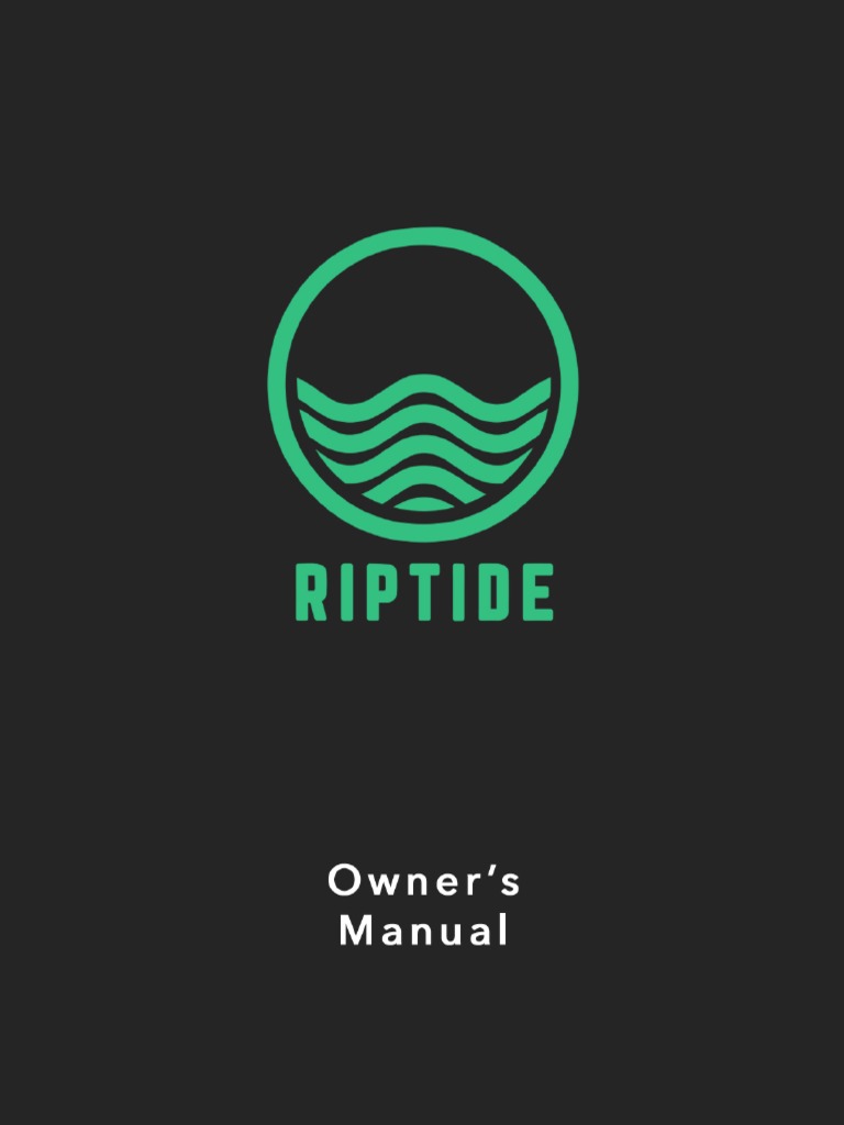 Riptide R1 User Manual | PDF | Brake | Throttle