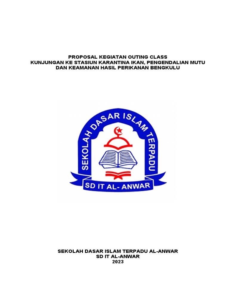 Proposal Kegiatan Outing Class 2023 | PDF