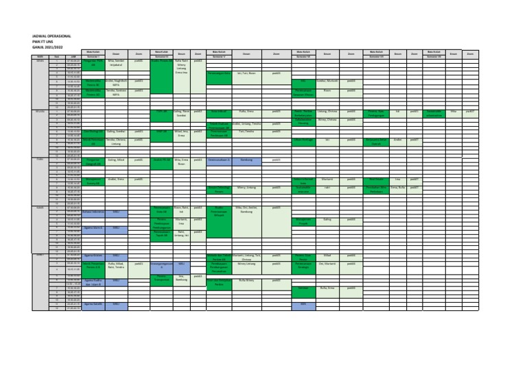 Class Schedule | PDF