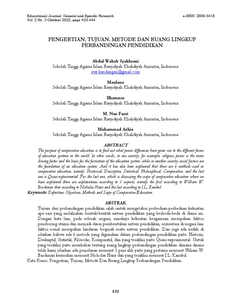 Kel 1 Perbandingan Pendidikan | PDF | Sains & Matematika