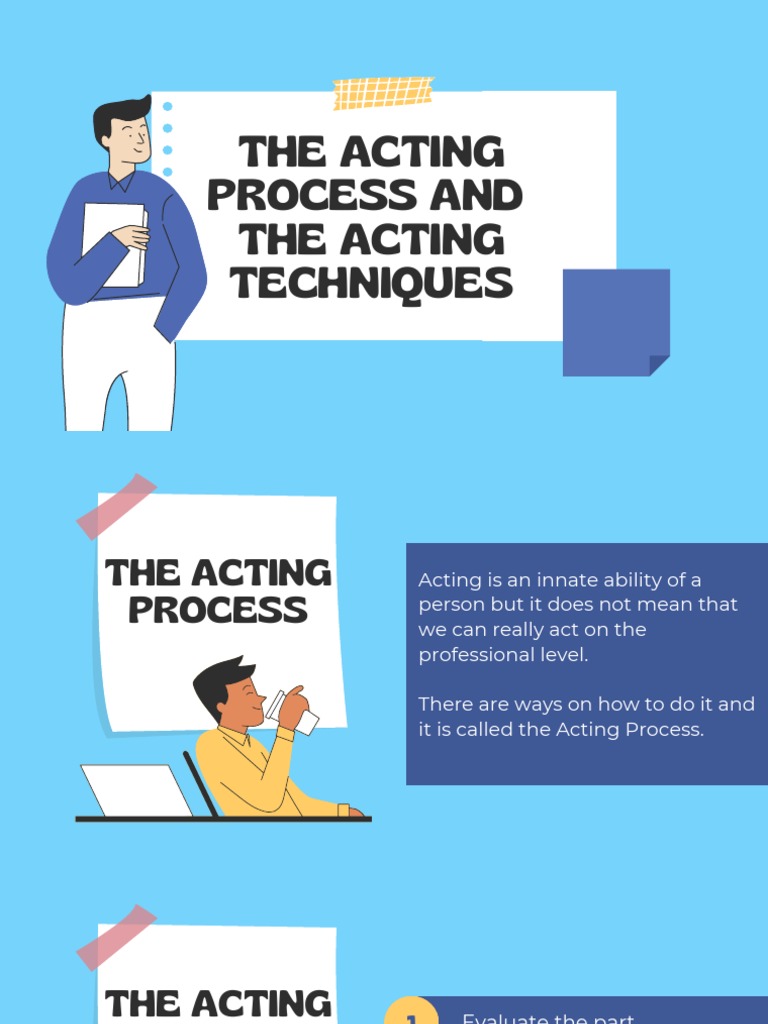 The Acting Process and Techniques | PDF | Acting | Theatre