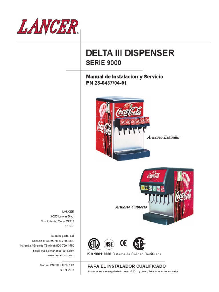 Delta III 9000 Operation Manual Spanish | PDF | Dióxido de carbono ...