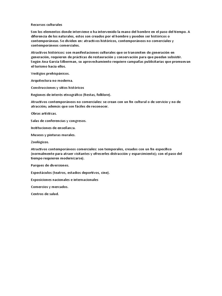 Recursos Culturales | PDF | Arte