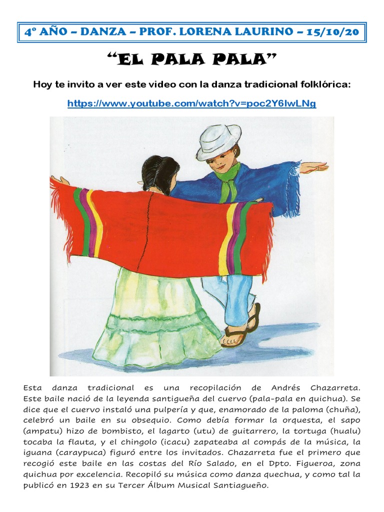 EL-PALA-PALA Danza Tradicional | PDF | Bailes | Entretenimiento